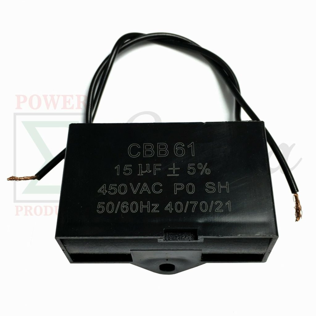 Capacitor 15uf 450VAC PO SH CBB61 50/60Hz 40/70/21 Motor Ceiling Fan 2 ...