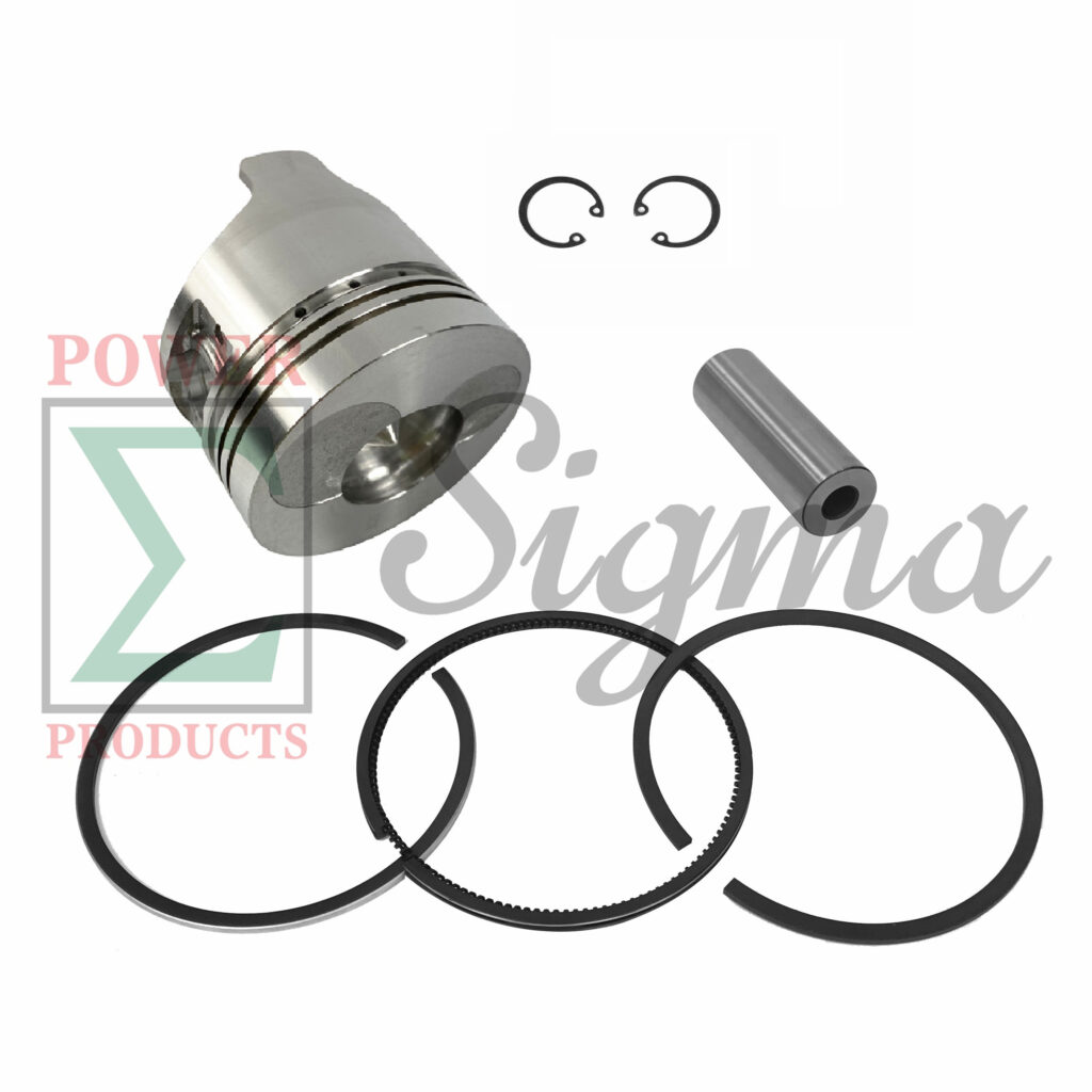 Aluminum Alloy Piston & Piston Ring Pin Clip Kit for 186F 186FE 406CC ...