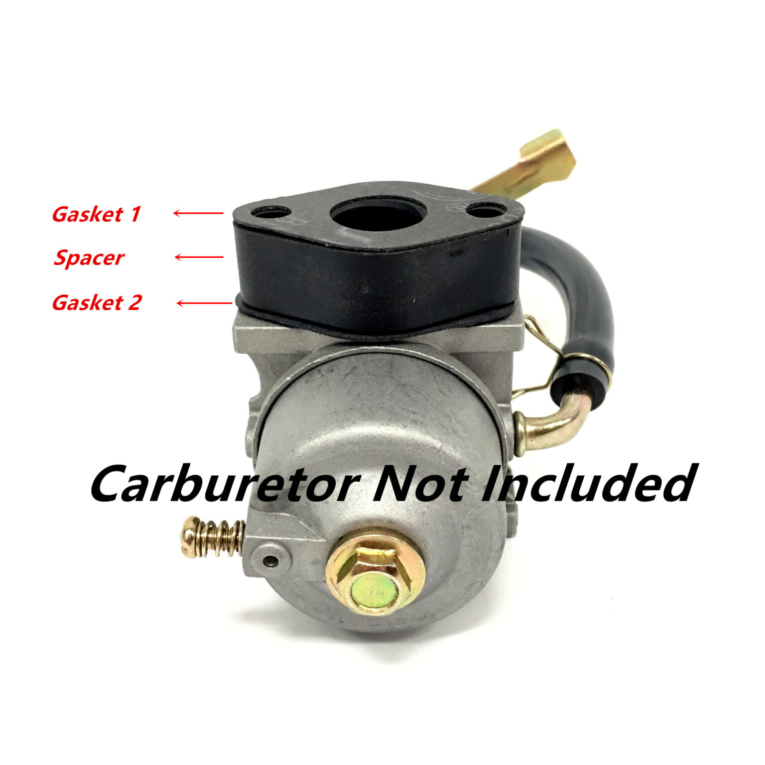 Carb Gasket & Spacer For Harbor Freight Predator 79cc 99cc Engine 68124 ...