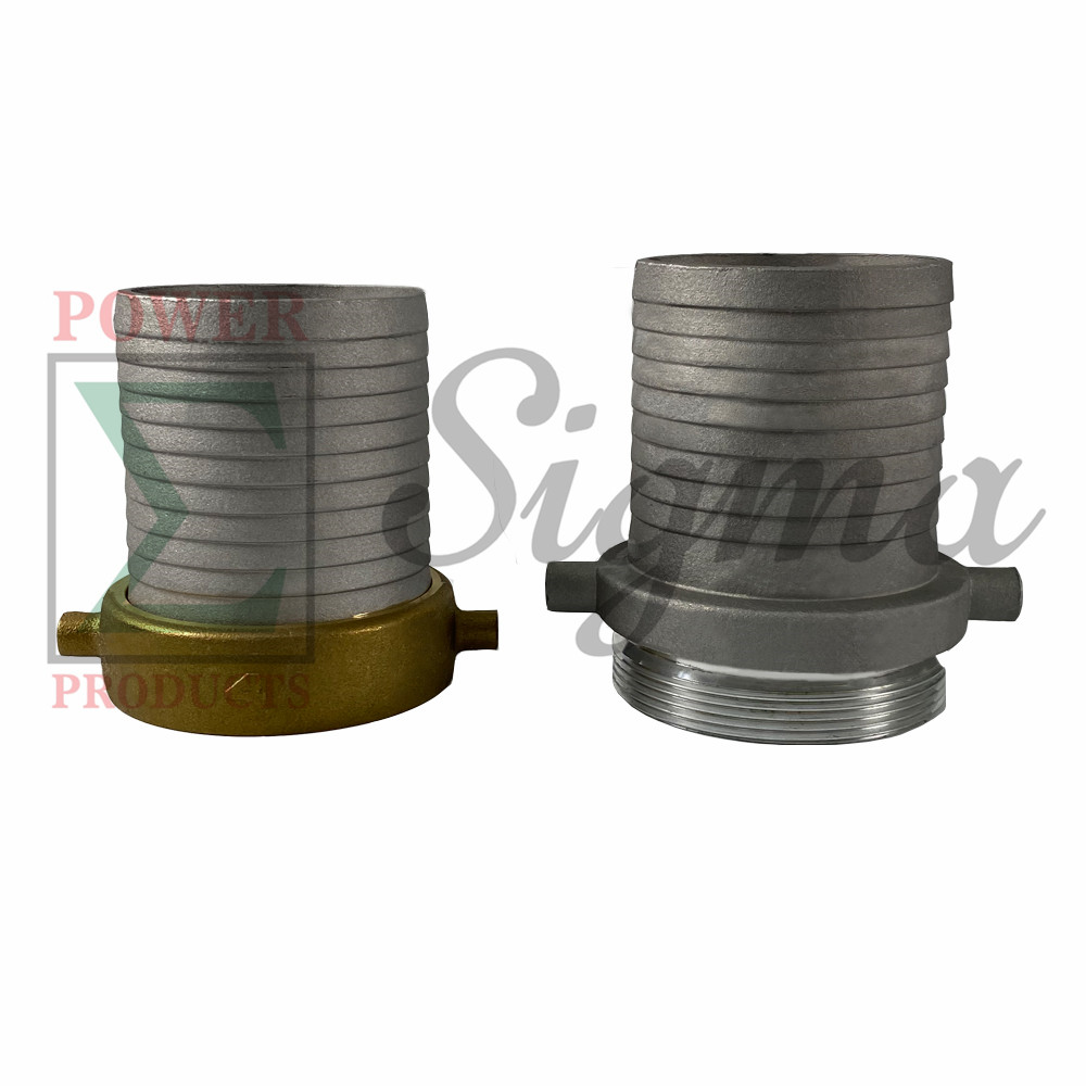 Sigma Camlock Fitting 4″ Aluminum Thread Female Male Hose Barb Coupler ...