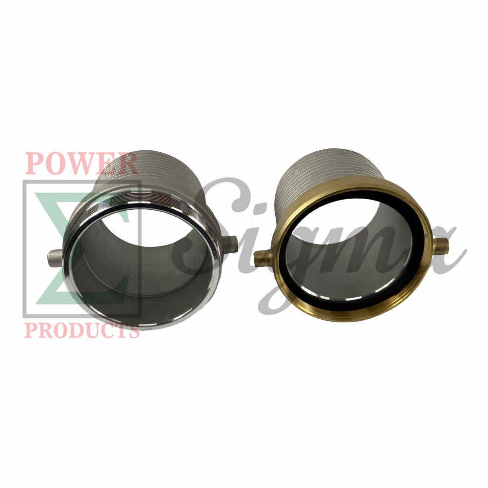 Sigma Camlock Fitting 6″ Aluminum Thread Female Male Hose Barb Coupler ...