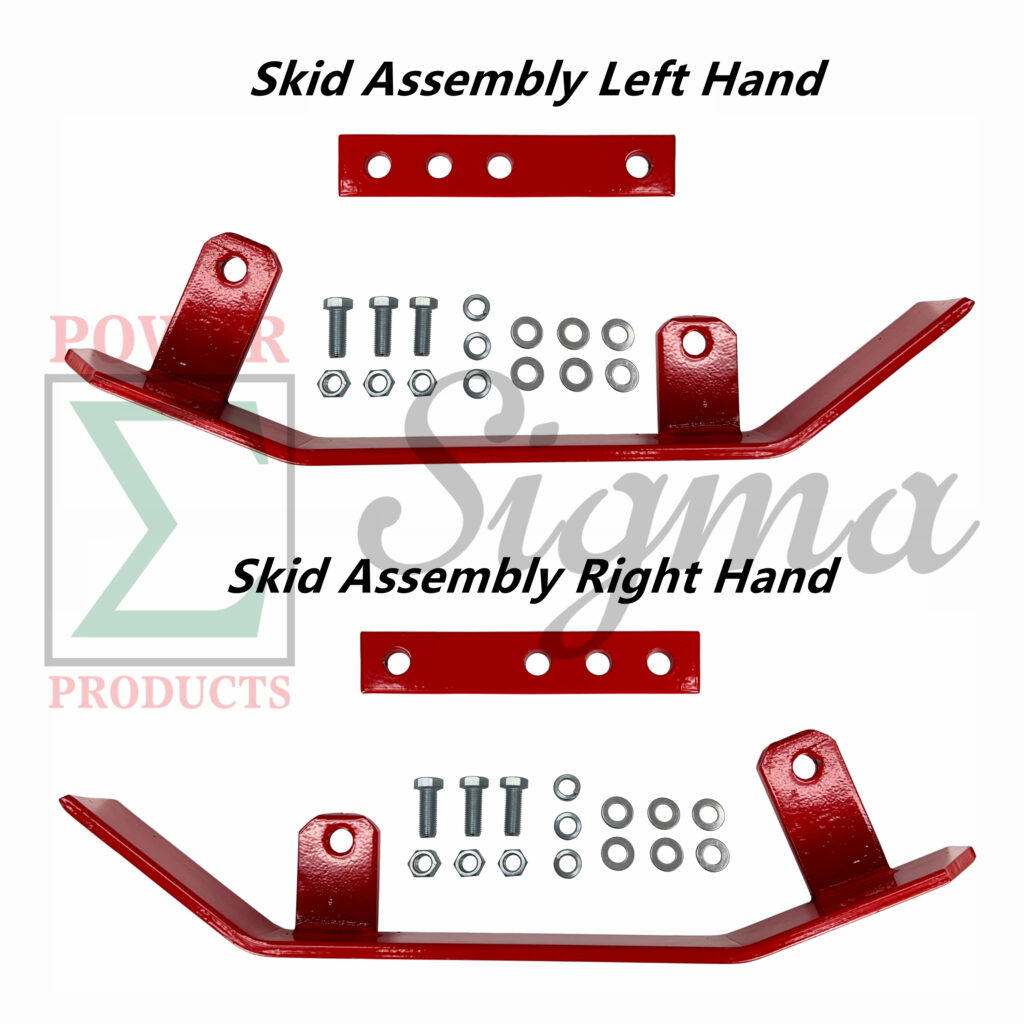 Right & Left Hand Skid Shoe Kit Replaces King Kutter 505057 505050 for ...
