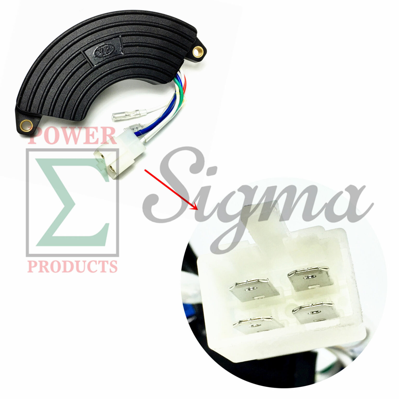 AVR Voltage Regulator & Carbon Brush For Harbor Predator 6500W 5500W ...