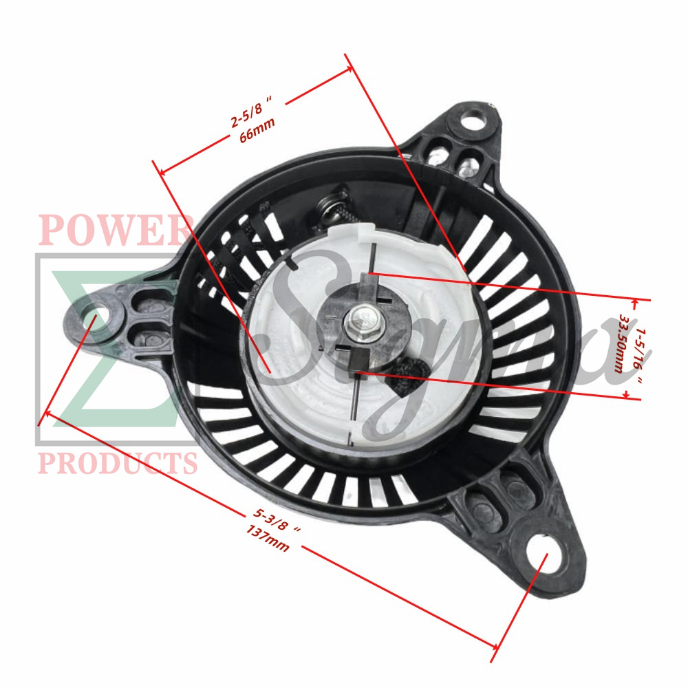 Recoil Starter with Handle- Replacement for PREDATOR Inverter Generator ...