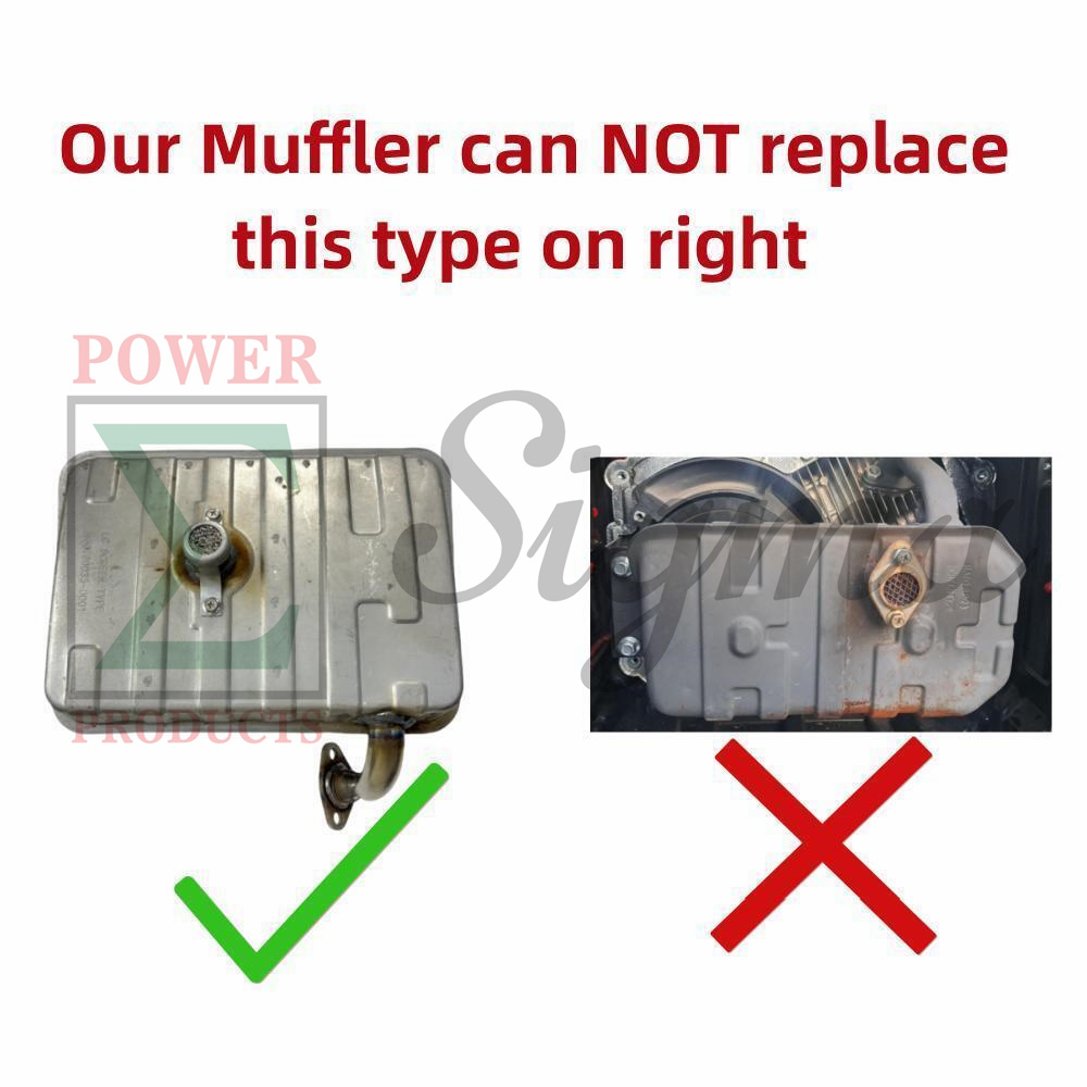 Muffler and Gaskets for Predator 3500-Watt SUPER QUIET Inverter ...